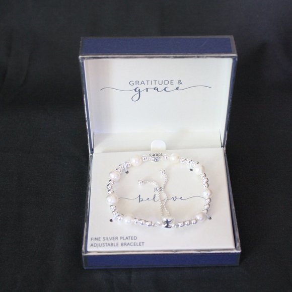 Gratitude & Grace | Jewelry | Gratitude Grace Bracelet Just Believe ...